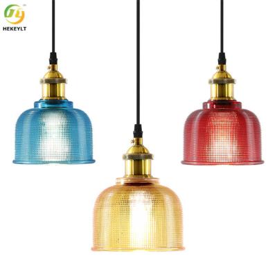 China E27 Glass Clear Modern Pendant Light For Residential for sale