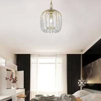 China Anti Corrosion K9 Led Crystal Pendant Light Metal Clear AC85 - 265V for sale