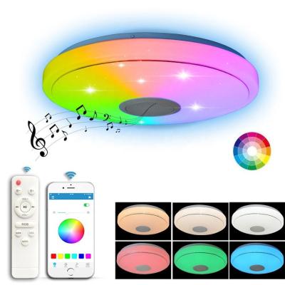 China Modern Acrylic Led Ceiling Lamp Smart Phone And Wifi Control Music for sale