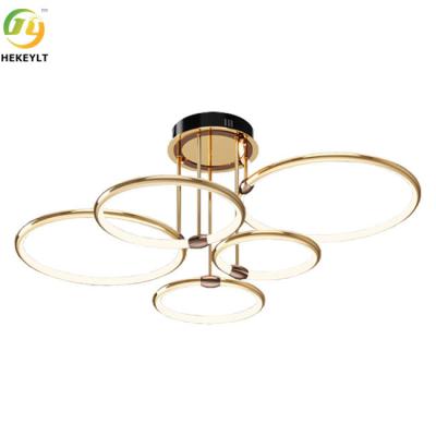 China Acrylic Shade LED Chandelier Modern Pendant Light For Home Decoration for sale