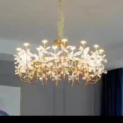 China Customization Luxury Chandelier Nordic Modern Crystal Pendant Light for sale