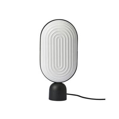 China Fashion Resin Metal  LED Rechargeable Bedside Lamp For Living Room for sale