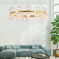 China Led Crystal Luxury Chandelier American Minimalist Villa Hotel Soft Decoration Light for sale