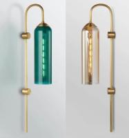 China D10cm Modern Glass Pendant Light Blue For Hotel Bedside Anti Scratch for sale