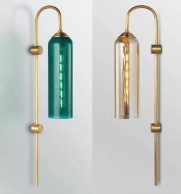 China D10cm Modern Glass Pendant Light Blue For Hotel Bedside Anti Scratch for sale