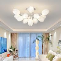 China Modern Minimalist French Cream Style Nordic Light Hall Main Luxury Lamp for sale