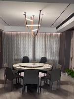 China Handmade Leather LED Modern Chandelier ForLiving Room for sale