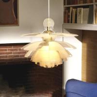 China Metal Acrylic Pine Cone Modern Pendant Light For Dining Room Decoration for sale