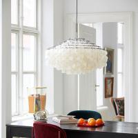 China Metal Acrylic Pine Cone Pendant Light  Dining Room Decorative Chandelier for sale