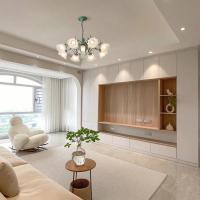 China French Rustic Glass Chandelier Nordic Modern Dining Room Lights for sale