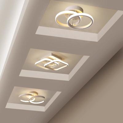 China LED Gold Acrylic Corridor Lights Ceiling For Bedroom Living Room for sale
