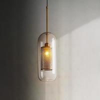 China Antique Bronze Golden Wall Sconces Lighting Metal Glass Lampshade for sale