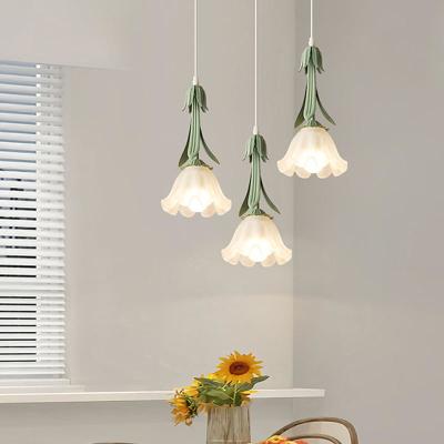 China French Rustic Glass Pendant Light Single Decorative Pendant Light for sale