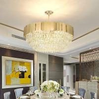 China Home Decorative Glass Pendant Light Modern Luxury Ceiling Crystal Chandeliers for sale
