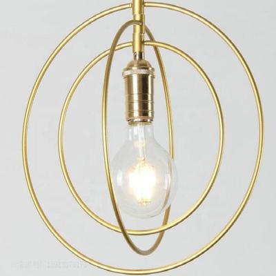 China E27 Gold Glass Metal Large Lighting Kitchen Home Lighting Decorative Chandelier for sale