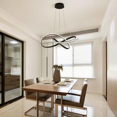 China 1.5m Coffee White Black Modern Hanging Lamp Acrylic Indoor Lighting for sale