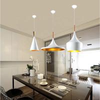 China LED Metal Wood Nordic Modern Pendant Light Restaurant Creative Decorative for sale