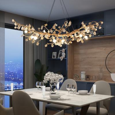 China 2700K Custom Flower Shape Glazed Chandelier For Large Wedding Decoration for sale