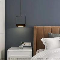 China Iron Single Decorative Pendant Light For Bedroom Bedside L300 X W200 X H280MM for sale
