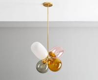 China Modern Glass Pendant Light D48cm X  H35cm For Kitchen Bar Restaurant for sale