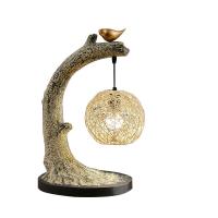 China Living Room Bedroom Bedside Lamp Creative New Chinese Retro Decoration for sale