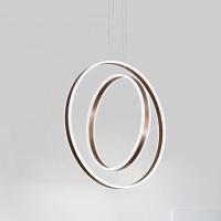 China Acrylic Nordic Light Fixture Luxury Dimmable Round Hanging Drop Led Lighting for sale