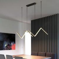 China L90 X H120cm Modern Hanging Linear Pendant Light For Dining Room Restaurant for sale