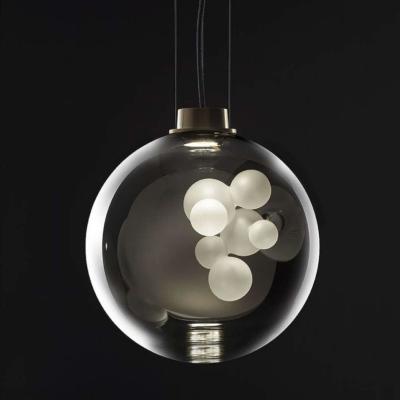 China Single Modern Glass Pendant Light For Bar Coffee Shop Restaurant for sale