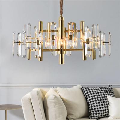 China Modern Pendant Lighting LED Luxury Crystal Chandelier For Shopping Mall for sale