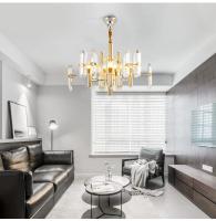 China LED Pendant Lighting Luxury Crystal Chandelier 600 X 370mm 800 X 450mm for sale