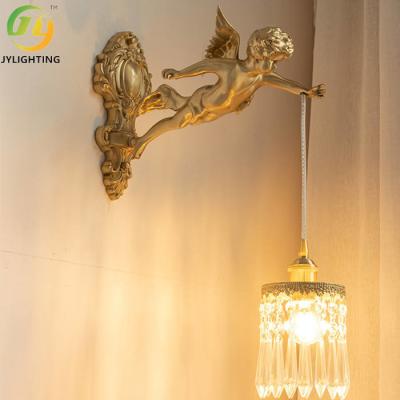 China Fashion Hotel Indoor Modern Crystal Pendant Light Luxury Golden Color Decorative for sale