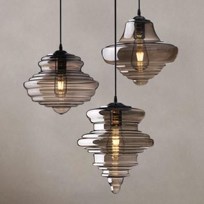 China Single Kitchen Blown Glass Modern Pendant Light Nordic Decorative for sale