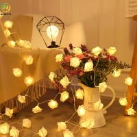 China Rose Lamp String LED Christmas Holiday Birthday Wedding Decoration Light String for sale