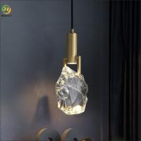 China All-copper K9 Crystal Pineapple pendant light for living room bedroom bedside dining room for sale