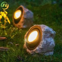 China Solar Outdoor Lights Garden Lights Garden Layout Stone Small Yard Decoration Lawn Landscape Waterproof Spotlights for sale