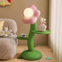 China Creative Flower Floor Lamp Decoration Living Room Bedroom Bedside Nightlight Cartoon Cute Home Crafts for sale