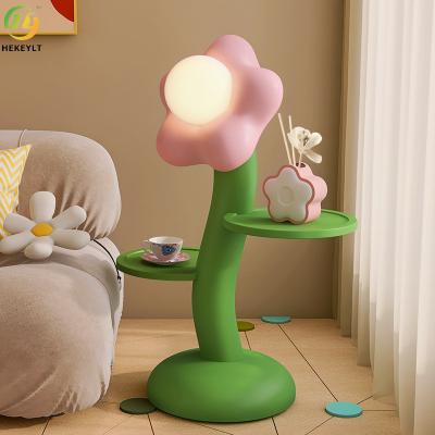 China Creative Flower Floor Lamp Decoration Living Room Bedroom Bedside Nightlight Cartoon Cute Home Crafts for sale