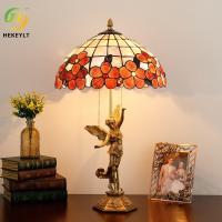 China Pure Copper Shell Lamp Art Retro Garden Bedroom Living Room Decorative Table Light for sale