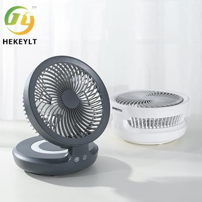 China Wireless Wall Fan Usb Charging Portable Floating Folding Mini Office Home Car Fan for sale