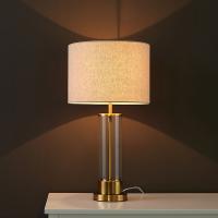 China Modern Simple Creative Led Glass Lamp Living Room Study Bedroom Bedside Reading Decorative Lamp for sale