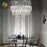 China Luxury Ceramic Tulip Bird Chandelier Staircase Villa Duplex Living Room Dining Room Light for sale