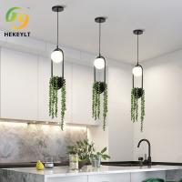 China Nordic Vintage Plant Chandelier Iron Art Personality Creative Aisle Restaurant Cafe Bar Chandelier for sale