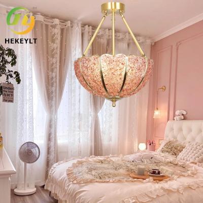 China All Copper Crystal Chandelier Living Room Bedroom Study Hotel Room Homestand  Watermelon Light for sale