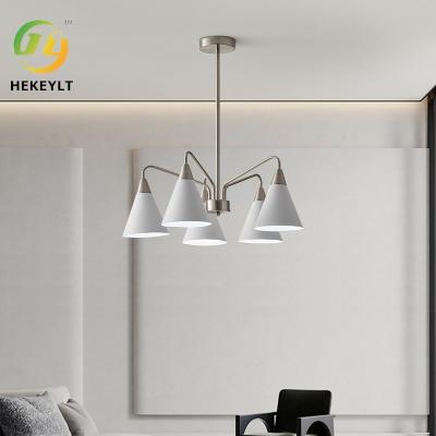 China Nordic Modern Simple Art Creative Chandelier Living Room Bedroom Light for sale
