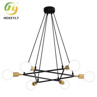 China American Modern Simple Triangle Chandelier Living Room Restaurant Cafe Bar Pendant Light for sale