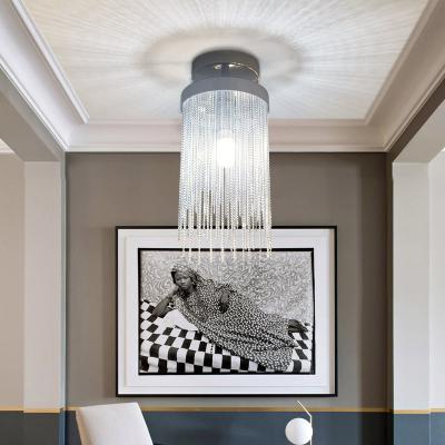 China Nordic Modern Aluminum LED Tassels Dinning Room Pendant Chandeliers Kitchen Decoration for sale