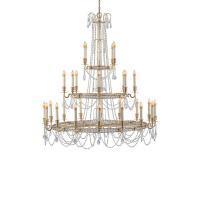 China American Vintage Necklace Candlestick Chandelier Villa Loft Apartment Staircase Light for sale