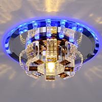 China Modern Crystal Aisle Spot Light Creative Entry Glass Balcony Porch Hall Corridor Ceiling Downlight for sale