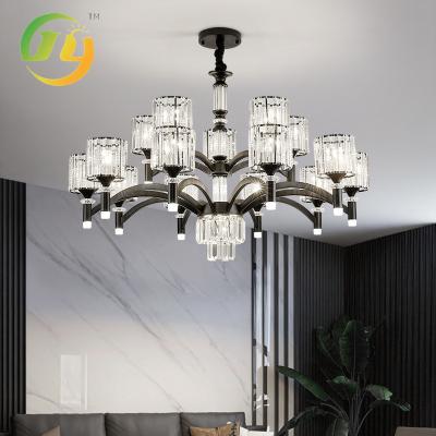 China Nordic Light Luxury Living Room Bedroom Restaurant White Crystal Pendant for sale