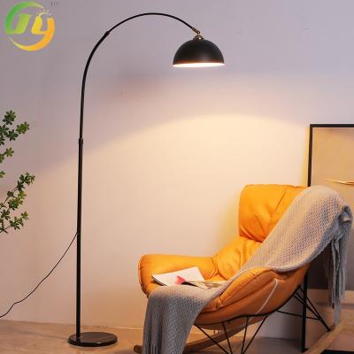 China Nordic French Iron Art Retractable Adjustable Living Room Study Simple Restaurant Floor Lamp for sale